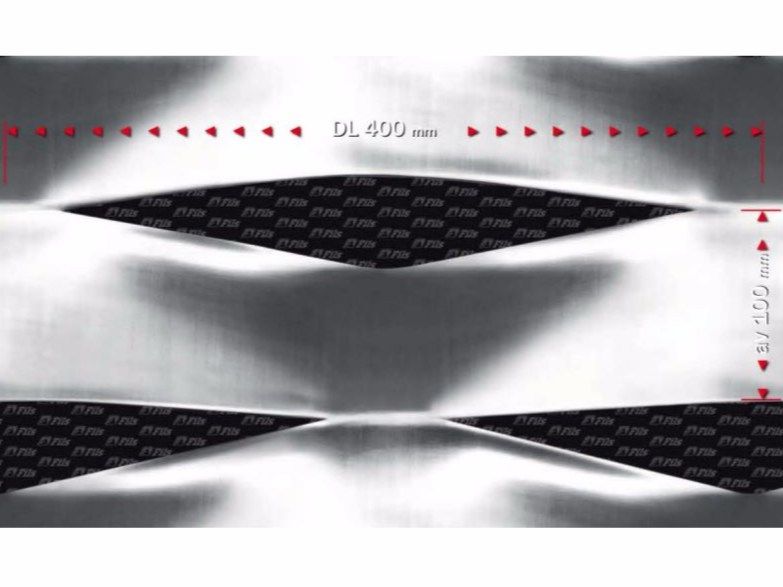 Rete metallica stirata per rivestimento di facciata EF400/1 - FILS