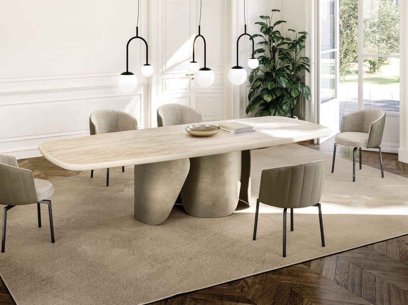 ONDA Table with ceramic king top By EFORMA | design Ollen Pal