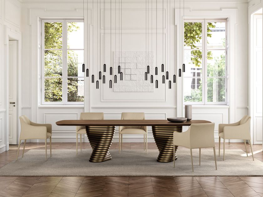 ROTOLO Rectangular wooden table By EFORMA