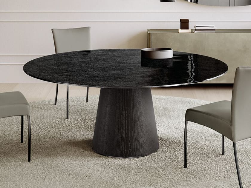 TEO Round crystal dining table By EFORMA