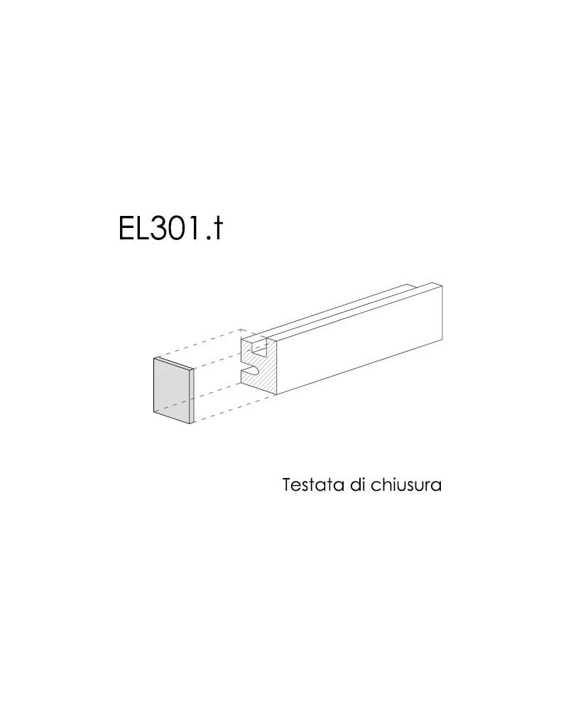 EL301 | Wall-mounted LED frame Linear lighting profile for LED modules ...