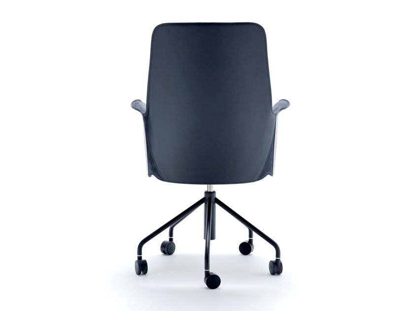 ELECTA TALL | Office chair with castors Swivel height-adjustable ...