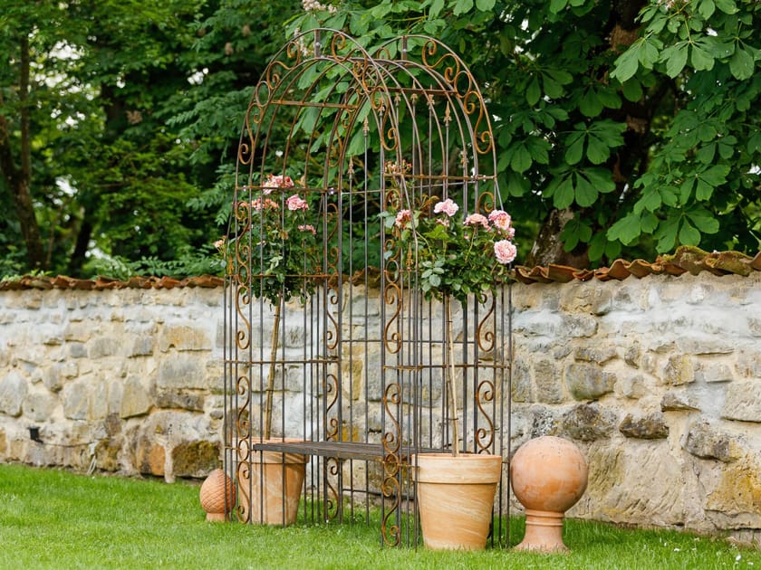 CALABRIA Wrought iron rose arch By ELEO