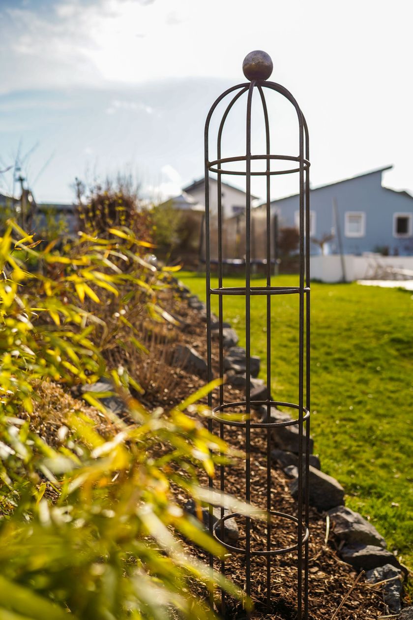 MESSINA Wrought iron plant support By ELEO