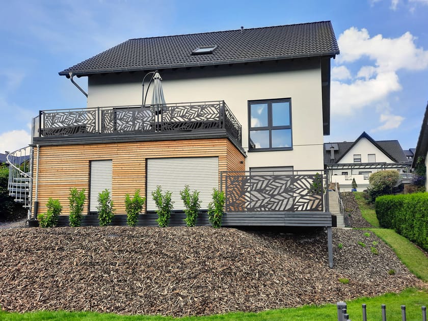 Outdoor railing systems Parapet By ELEO