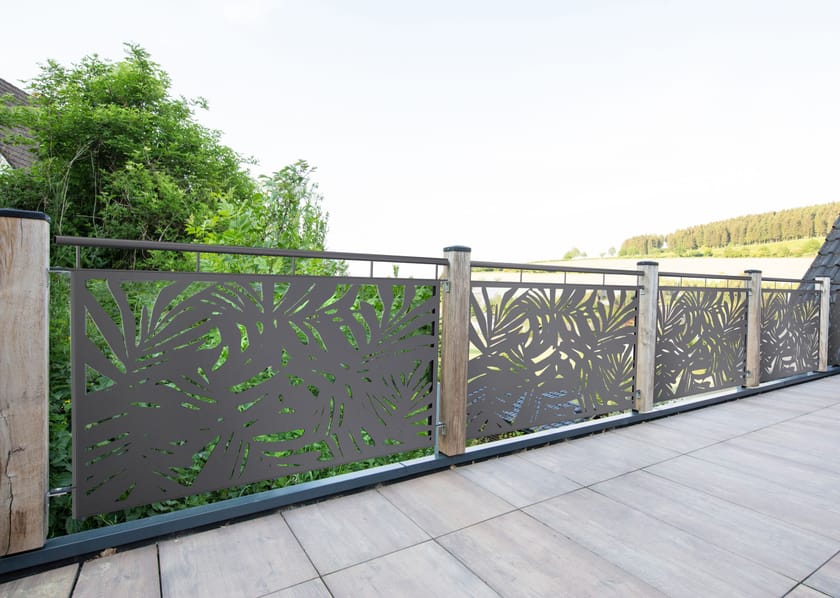 Outdoor railing systems Parapet By ELEO