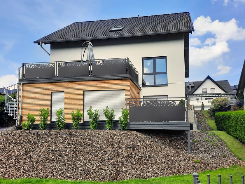 Outdoor railing systems Parapet By ELEO