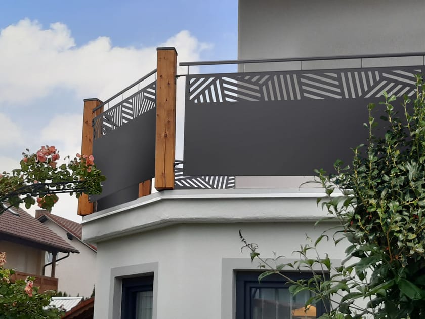 Outdoor railing systems Parapet By ELEO