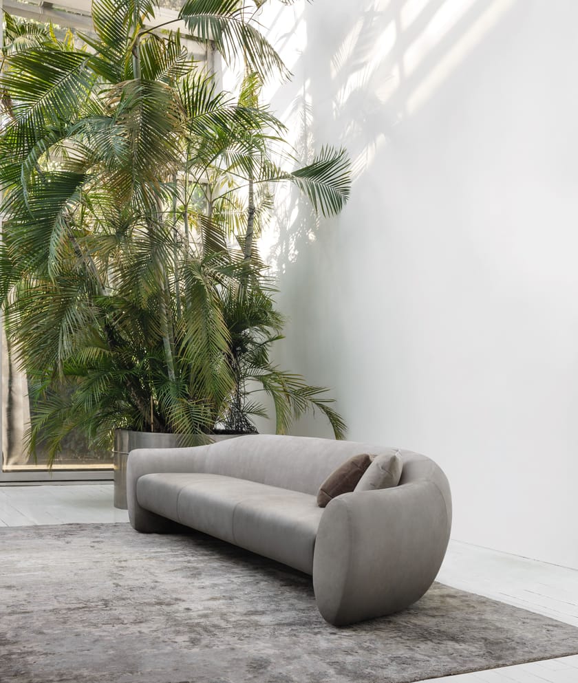ELEPHANT | Sofa Nabuk sofa By GHIDINI1961 | design Stefano Giovannoni