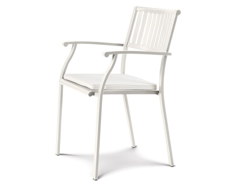 ELISIR Stackable steel garden chair By Ethimo