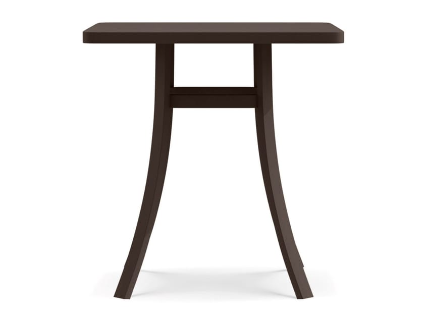 ELISIR Square steel garden table By Ethimo
