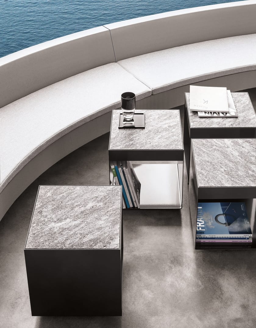 Outdoor side table ELLIOTT OUTDOOR By Minotti