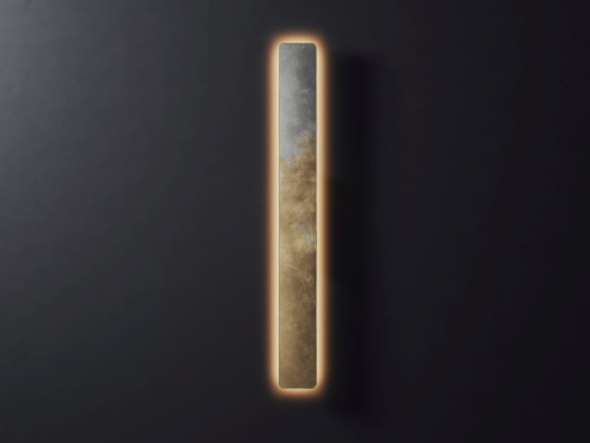 Handmade mirrored glass wall lamp ELLIOT Home Collection By ROSSATO