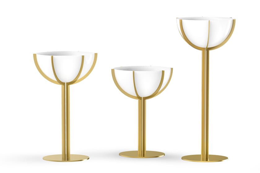 Metal plant pot ELON By BLOSS