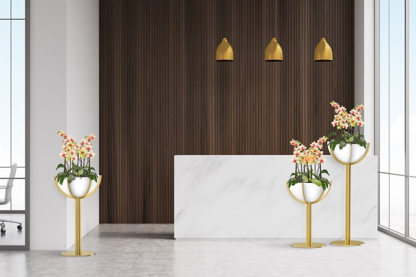 Metal plant pot ELON By BLOSS