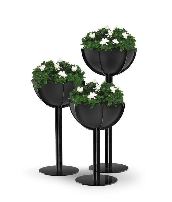 Metal plant pot ELON By BLOSS