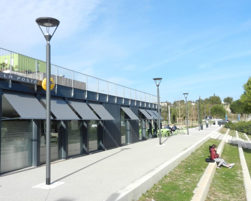 ELYXE Aluminium street lamp By GHM-ECLATEC | design Luc Davy