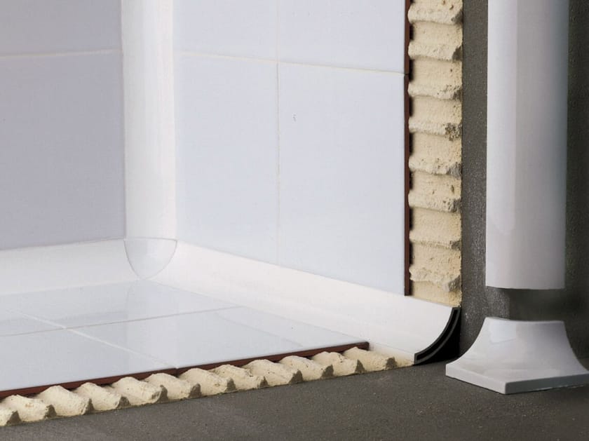 NOVOESCOCIA® 2 ALUMINIO Edge profile for floors for walls By EMAC Italia