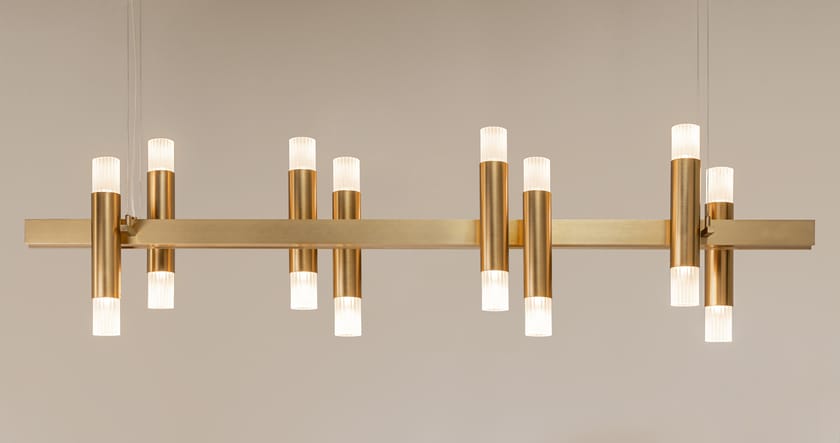 EMBRACE LINEAR H8+8 Pendant lamp By ILFARI | design Renée Ploegmakers