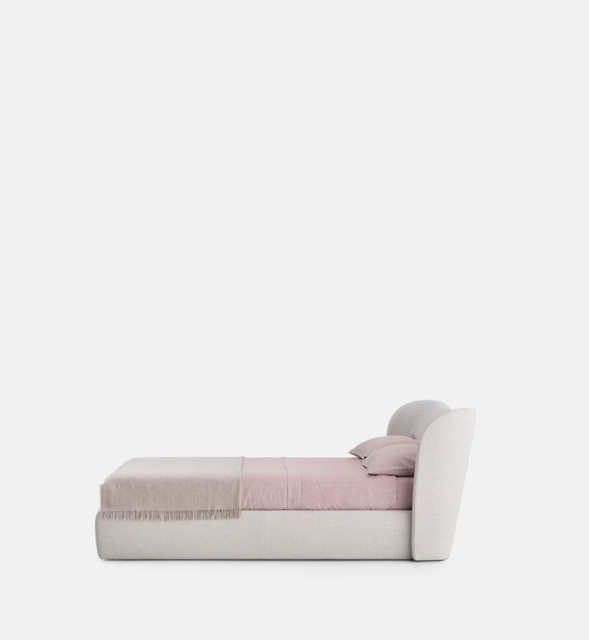 EMBRACE Fabric double bed with upholstered headboard By Pianca | design ...