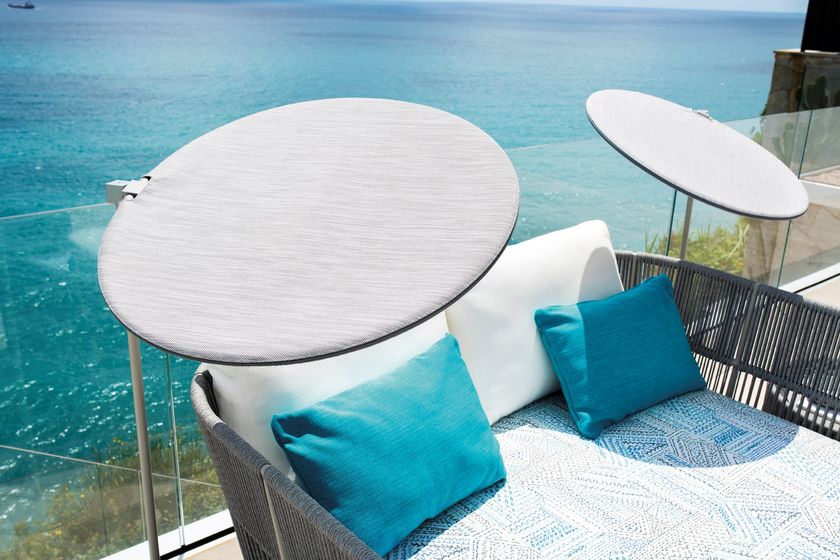 PVC sunscreen EMMA SUNSCREEN By Varaschin design Monica Armani