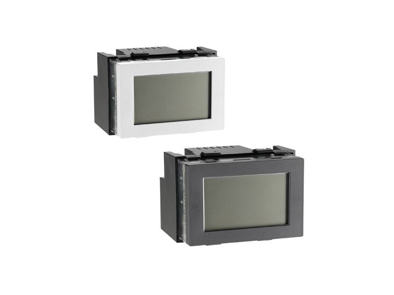 Recessed touch-screen chronothermostat Metal Heat regulation and ...