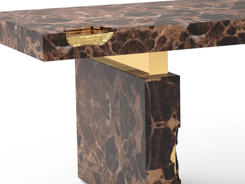 Rectangular marble writing desk EMPIRE EMPERADOR By Boca do Lobo