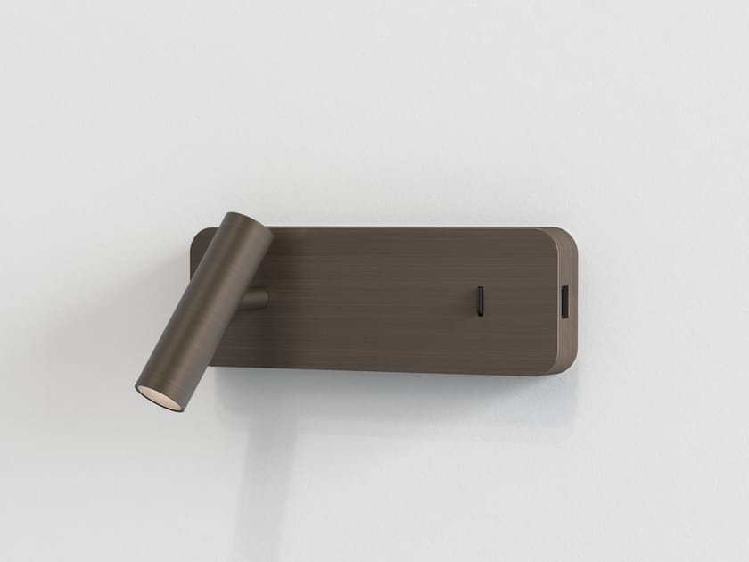 LED adjustable reading lamp with USB ENNA SURFACE USB By Astro Lighting