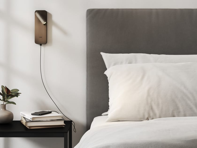 LED adjustable reading lamp with USB ENNA SURFACE USB By Astro Lighting