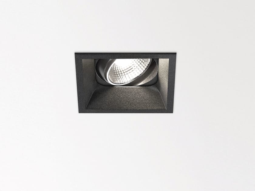 ENTERO SQ-S LED adjustable square spotlight By Deltalight