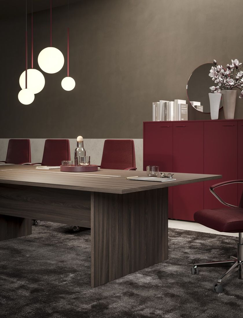 ENTRY Fenix-NTM® meeting table with cable management By PROF