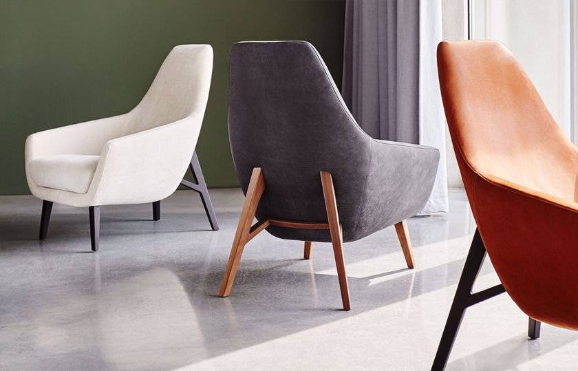 ENZO | Fabric armchair Enzo Collection By Montis