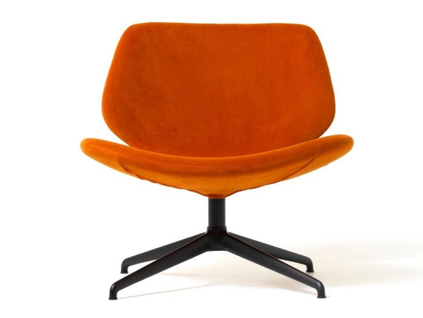 EON LOUNGE | Easy chair with 4-spoke base By Diemme design Nicola Cacco
