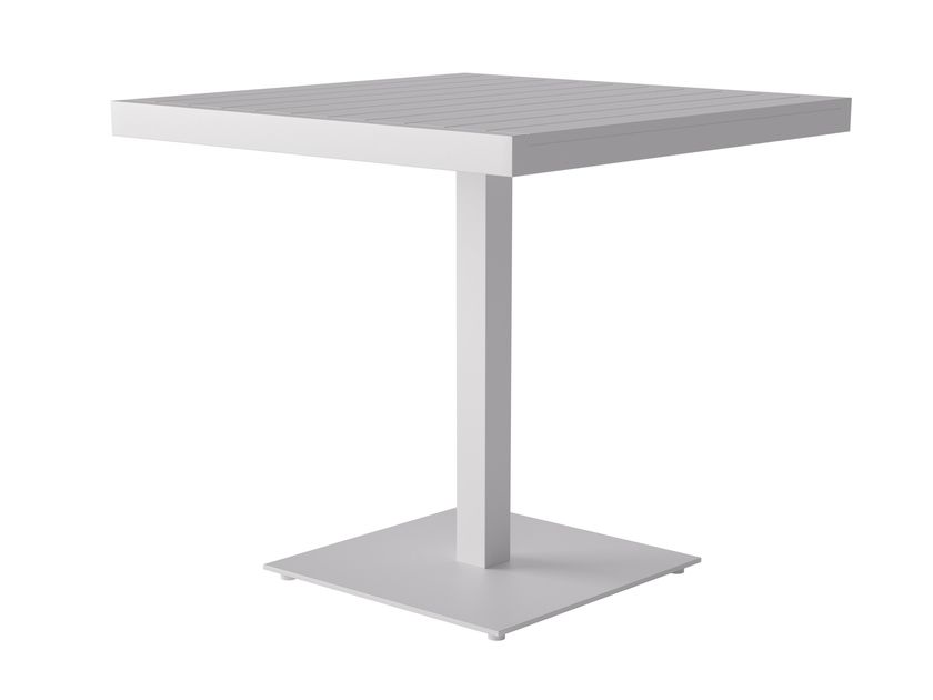 EOS Square powder coated aluminium table By Case | design Matthew Hilton