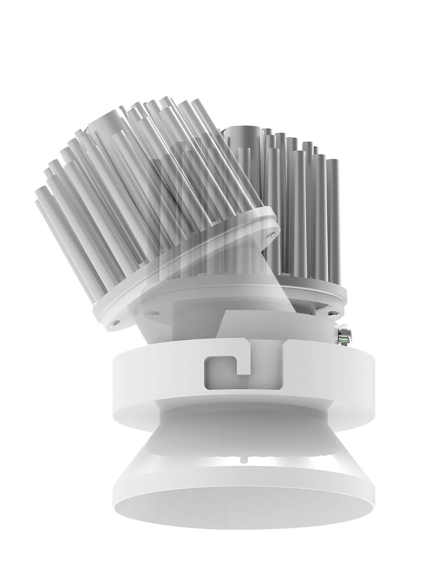 EPITAX_J Recessed LED aluminium spotlight By Linea Light Group