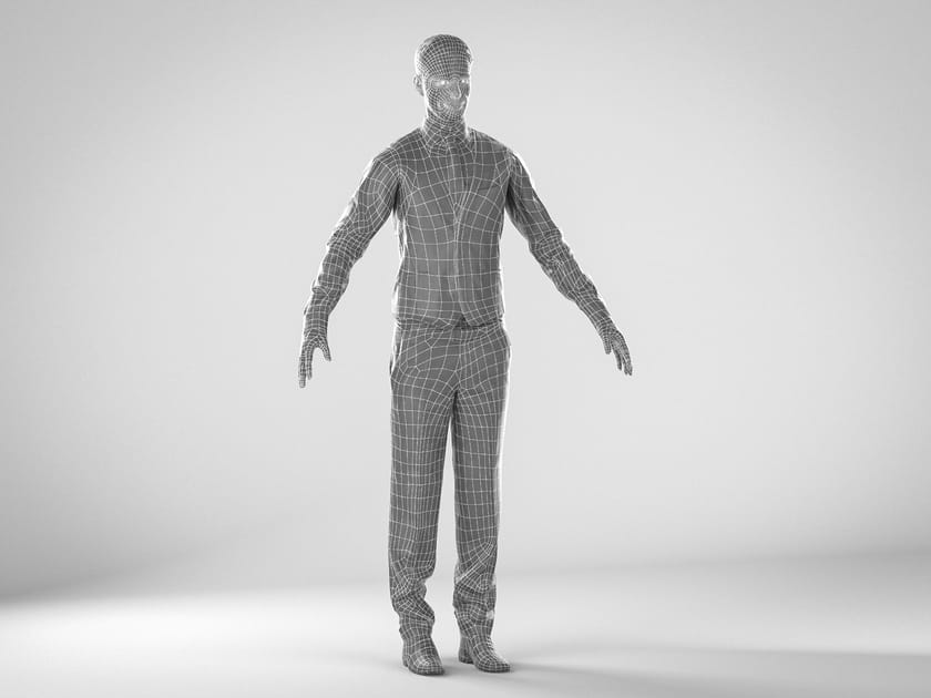 Fotorealistische 3D Menschen ERIC RIGGED 001 By Renderpeople