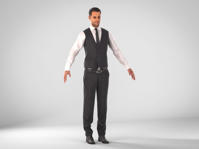 Fotorealistische 3D Menschen ERIC RIGGED 001 By Renderpeople