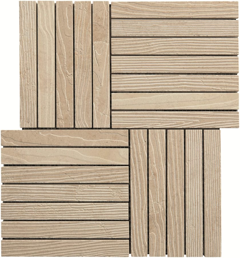 Pavimento in marmo effetto legno per interni ed esterni ESSENCE ...