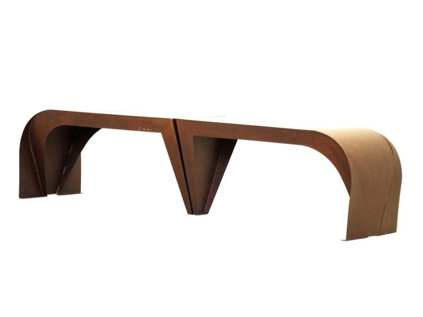 Corten™ coffee table ESSENTIAL By TrackDesign design Domenico Dibello
