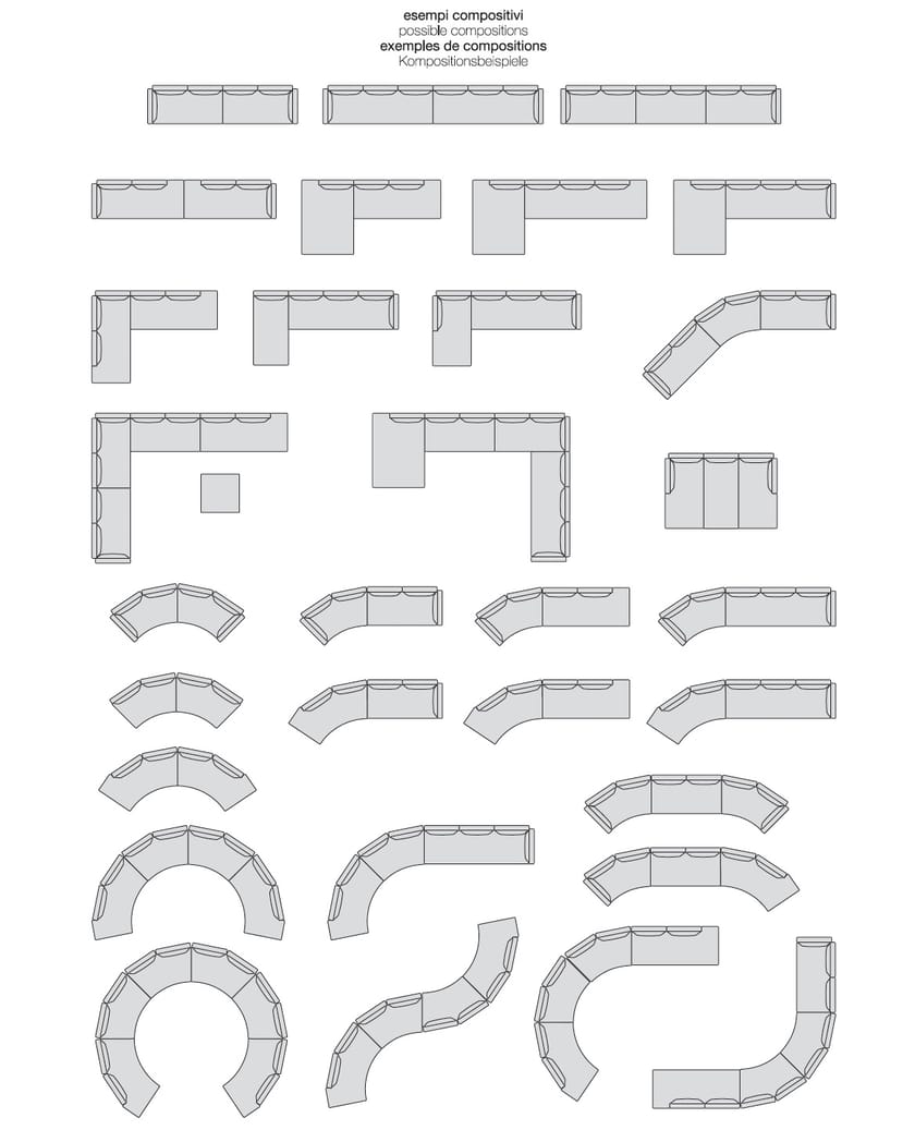 ESSENTIAL Sofa By Edra | design Francesco Binfaré