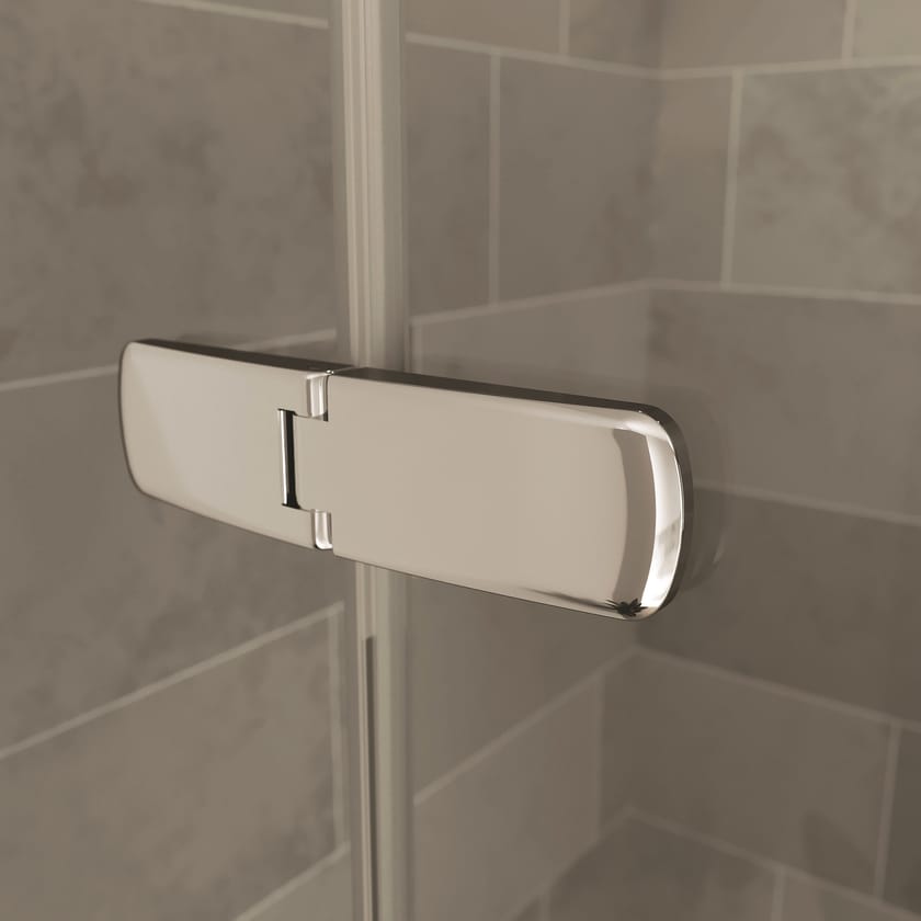 ETO HINGE WITH INLINE PANEL DOOR Glass hinged door with inline panel By ...