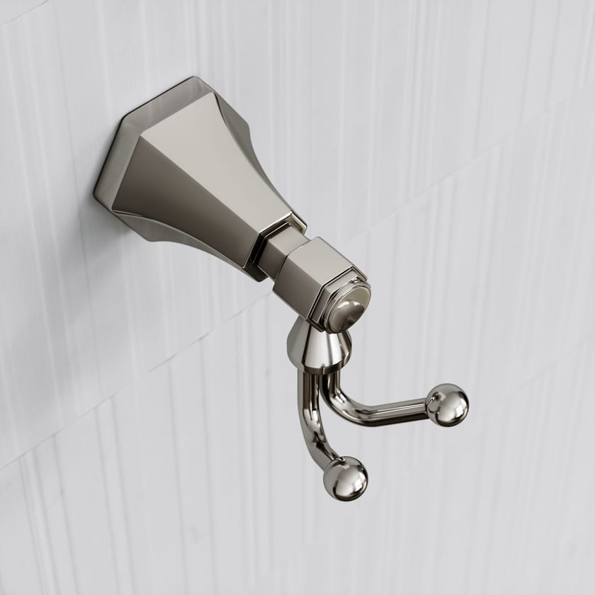 ETON Double stainless steel robe hook By LUSSO