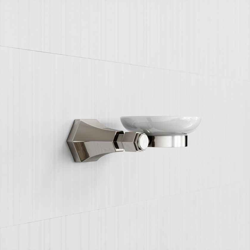 ETON Wall-mounted ceramic soap dish By LUSSO