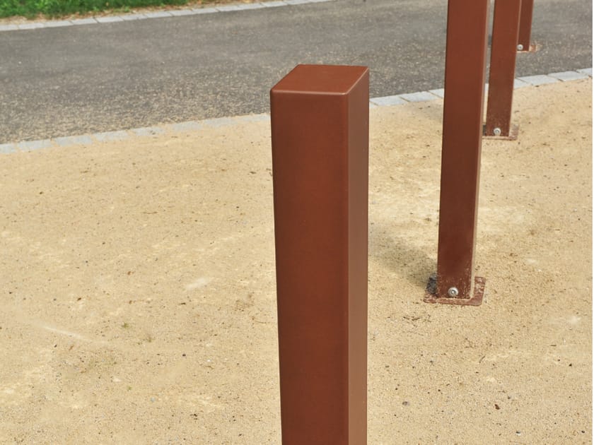 Removable Corten™ Bollards | Archiproducts