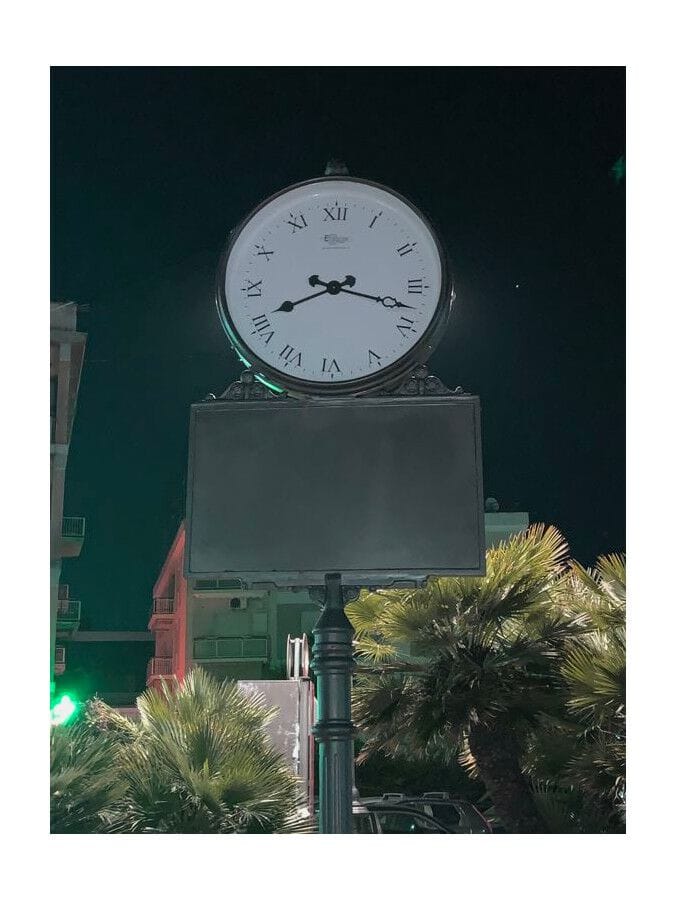 Street clock Relógio de rua By EUROCOM