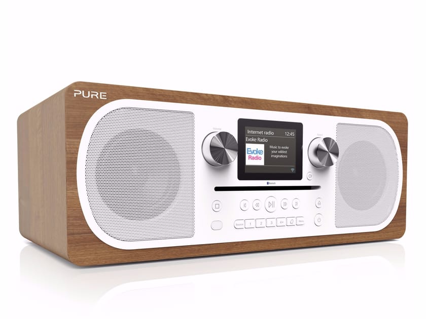 Radio with alarm clock with remote control EVOKE C-F6 By PURE