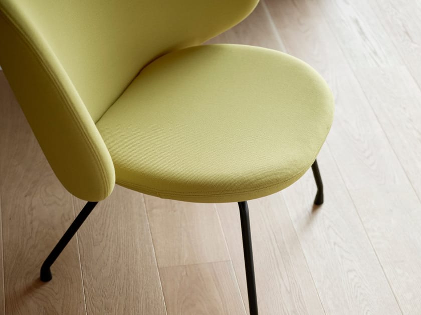 Fabric wingchair EVY By SOFTLINE design Busk + Hertzog