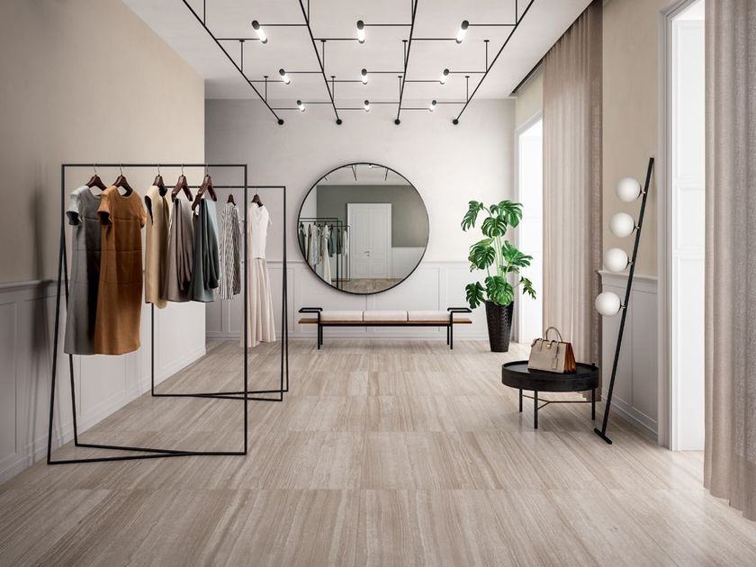 Pavimento/rivestimento in gres laminato effetto marmo EXEDRA ...