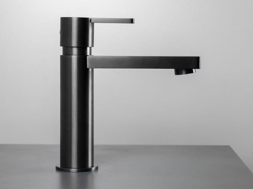 Countertop stainless steel washbasin mixer EXO 0301119X By Super Inox ...