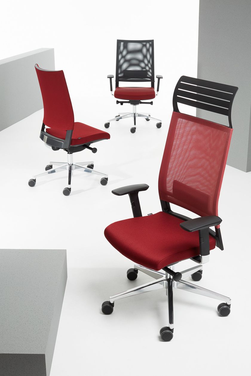 EXPO LIGHT LUSSO | Office chair with headrest Expo Light Lusso ...